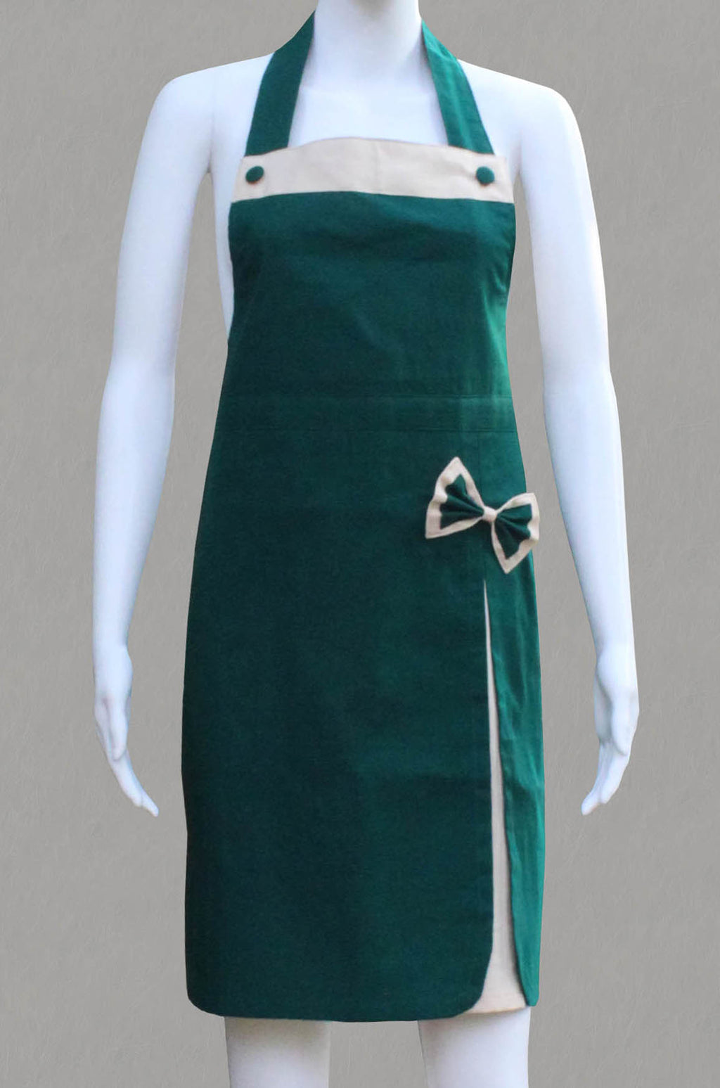 Kitchen Apron Green – Kantha Decor